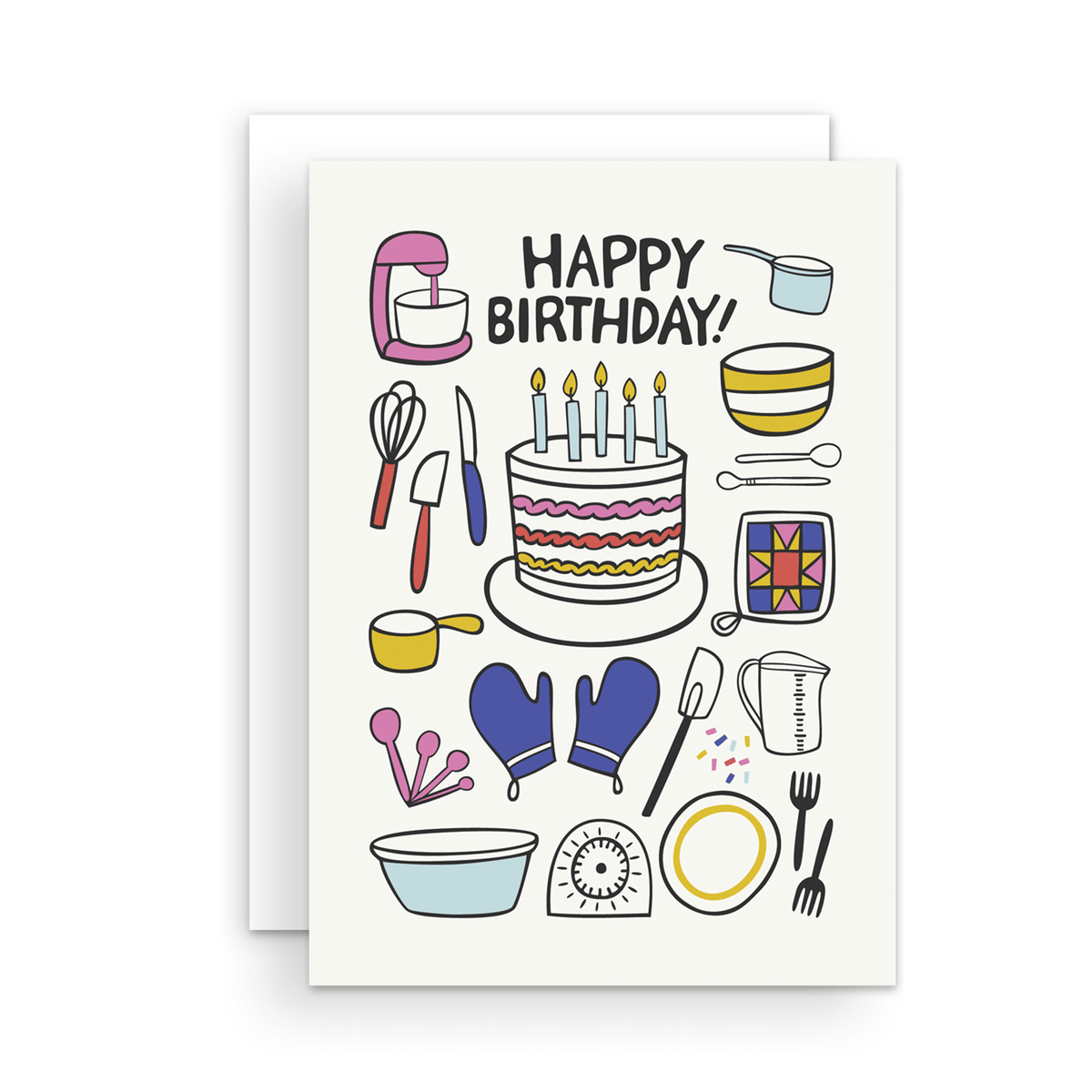 Let's Bake a Cake Birthday Card – The Handcrafted Story